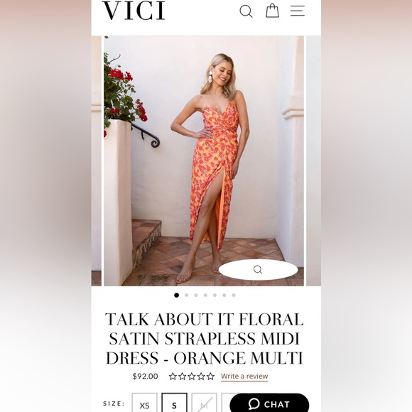 Vici | Dresses | Vici Floral Midi Dress | Poshmark